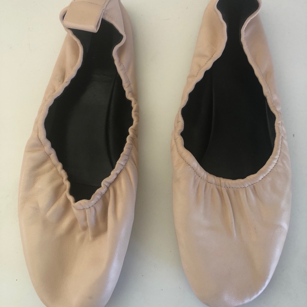 Celine Paris Ballet Pink Soft Leather Ballet Flats. S… - Gem